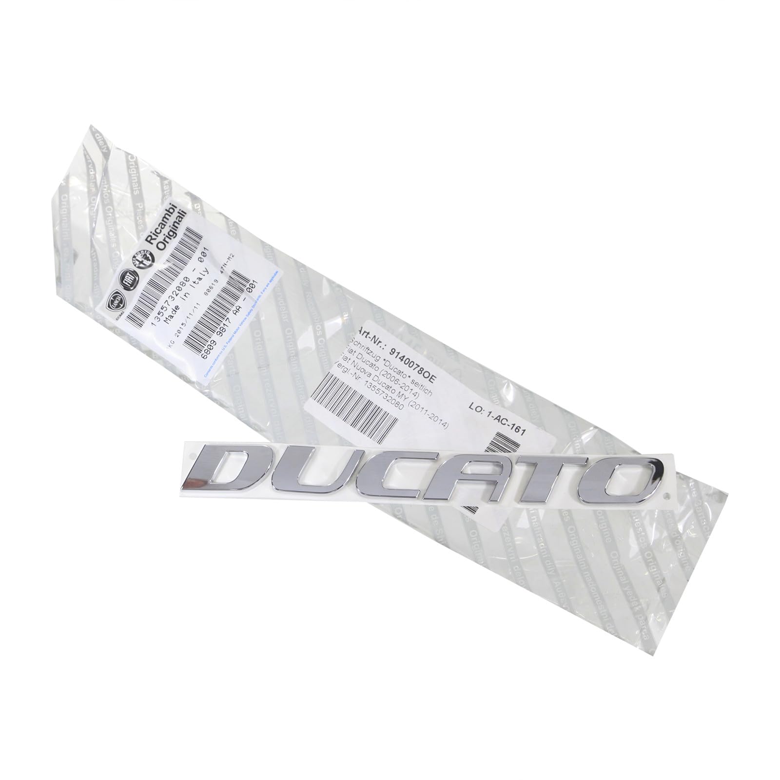 Emblem Logo Badge Fiat Ducato Boxer Relay Side Ducato from 2006-2014 ...