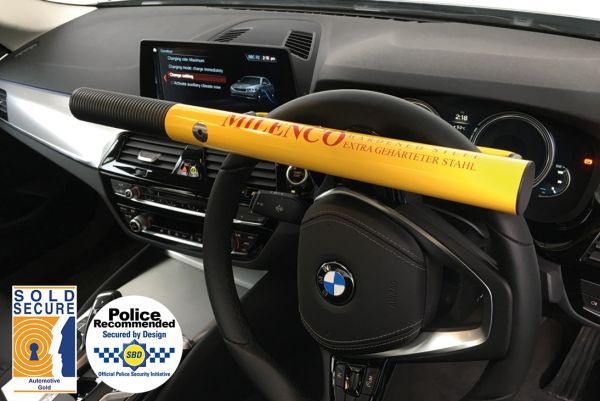 Milenco High Security Steering Wheel Lock – Leisure Warehouse