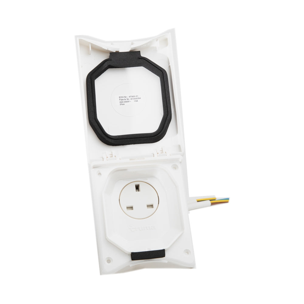 Truma Mains Outlet 230V Socket Caravan Motorhome White 47300-51 ...