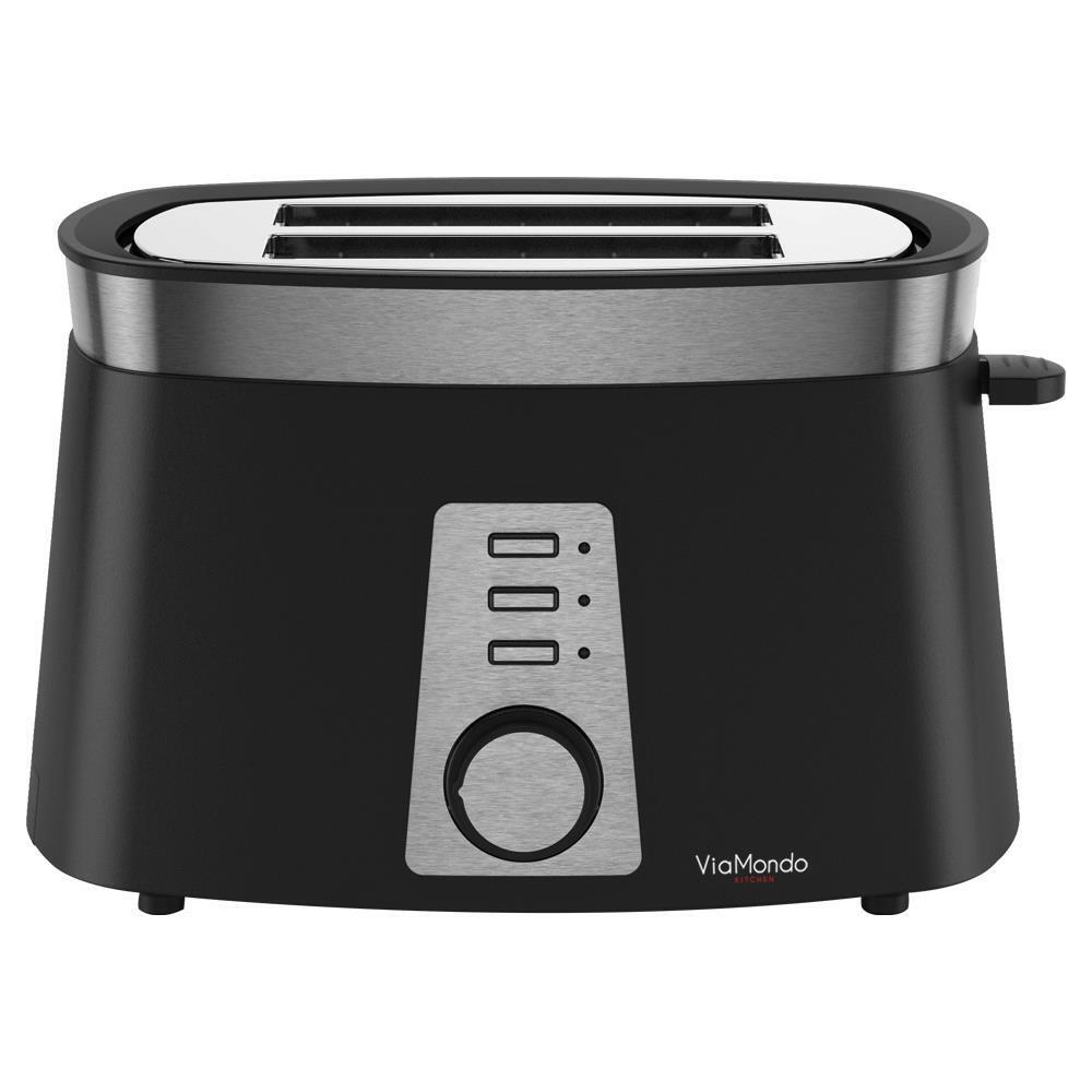 VIA MONDO 240V Toaster Torrada 920W BLACK – Leisure Warehouse