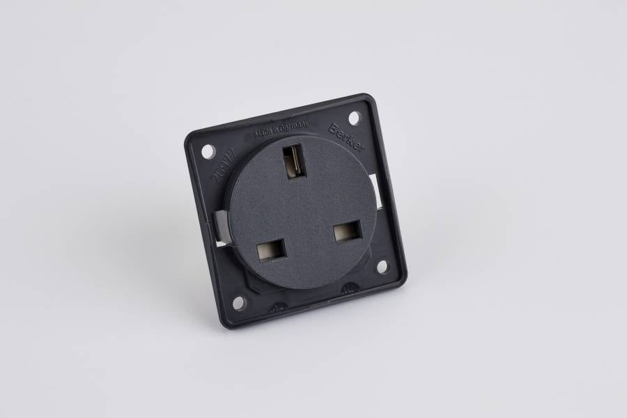Berker 230V Socket Anthracite – Leisure Warehouse